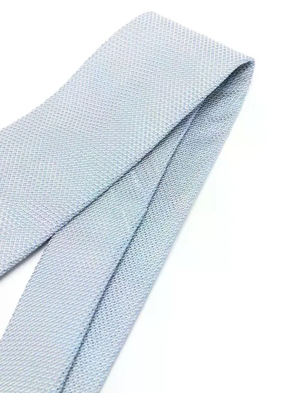 FURSAC Knitted Silk Neck Tie - Blue