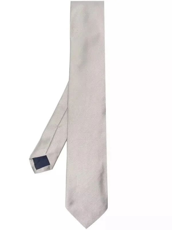 Polo Ralph Lauren Repp Silk Tie - Grey
