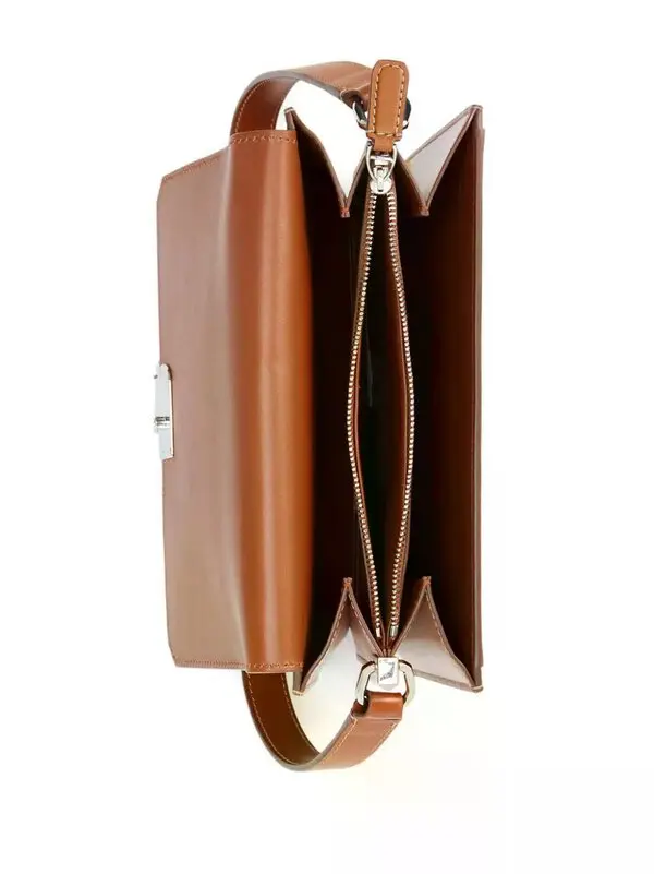 Ralph Lauren Logo-plaque Leather Crossbody Bag