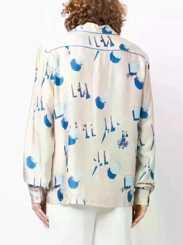 BLUE SKY INN Beach Graphic-print Shirt