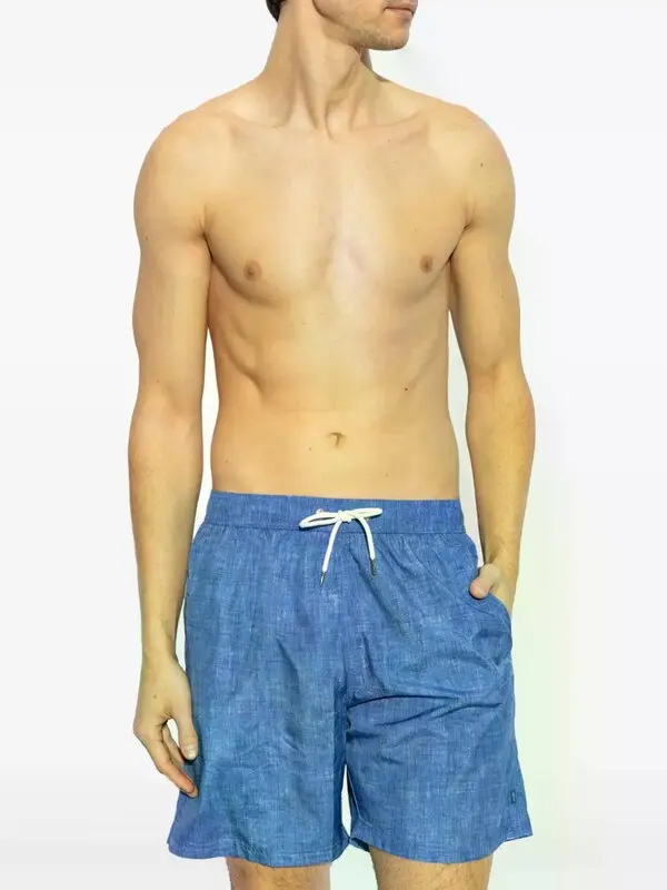 Paul & Shark Charm-detail Swim Shorts