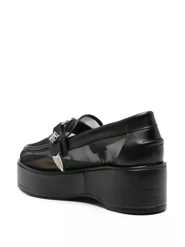 Toga 55mm Leather Heeled Loafers