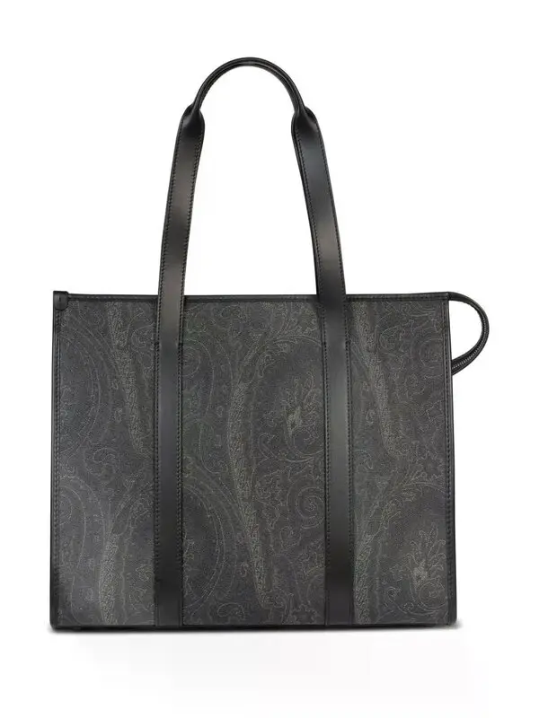 Etro Paisley Motif Tote Bag - Grey