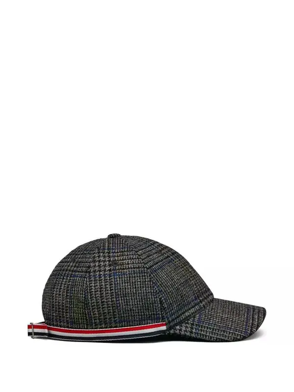 Thom Browne Prince Of Wales Check Baseball Cap