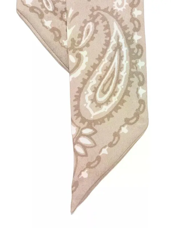 GOLDEN GOOSE Paisley-pattern Silk Scarf