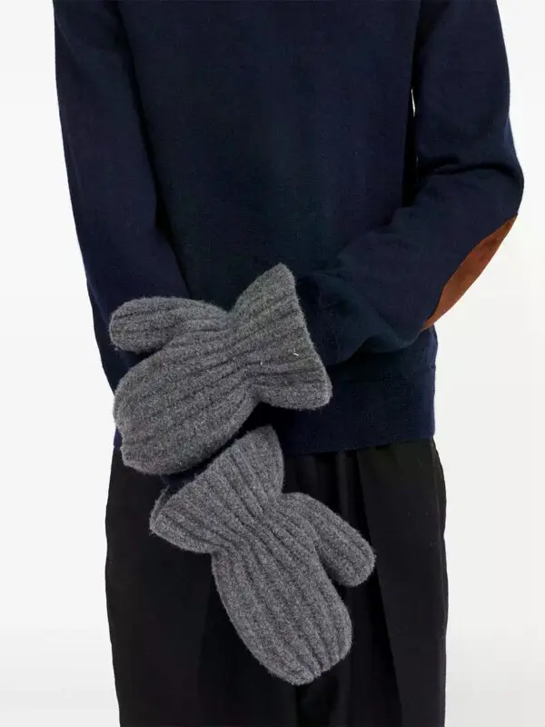 MAISON MARGIELA Ribbed Knit Gloves