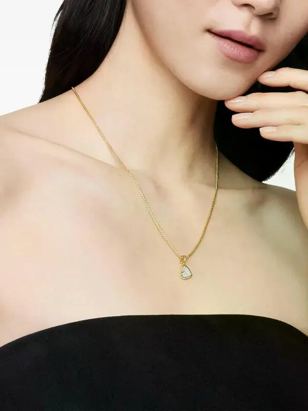David Yurman 18kt Yellow Gold Diamond Heart Pendant