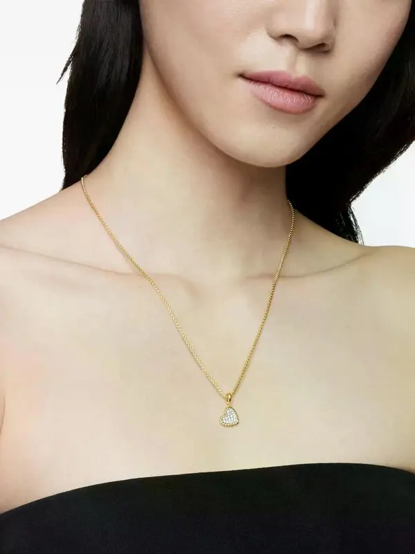 David Yurman 18kt Yellow Gold Diamond Heart Pendant