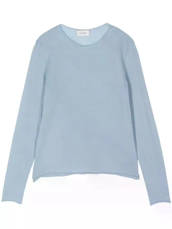 MRZ Fine-ribbed Jumper - Blue