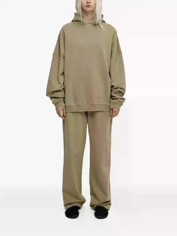 MAINLESS Distressed Track Trousers - Neutrals
