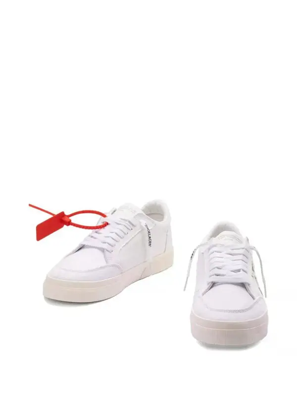 Off-White Logo-print Lace-up Sneakers - White