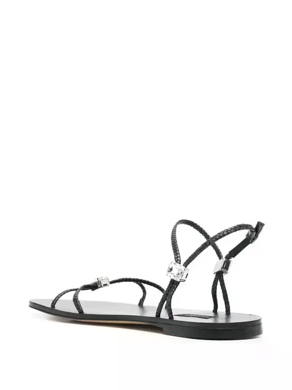 Casadei Open-toe Embellished Sandals
