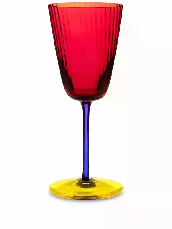 Dolce & Gabbana Murano Wine Glass - Red