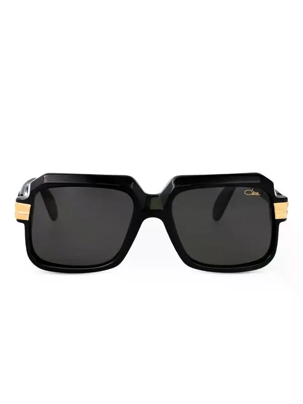 Cazal Square Frame Sunglasses - Black