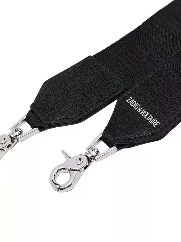 Zadig&Voltaire Logo-print Detail Bag Strap - Black