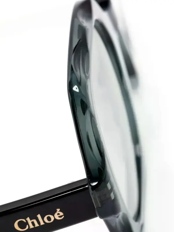 Chloé Geometric Frame Acetate Eyeglasses