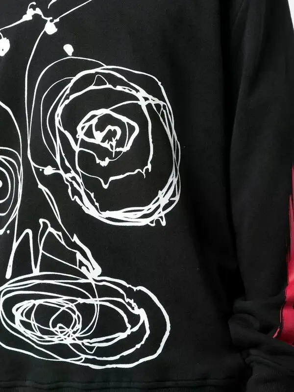 HACULLA. Drippy Crew Neck Sweatshirt