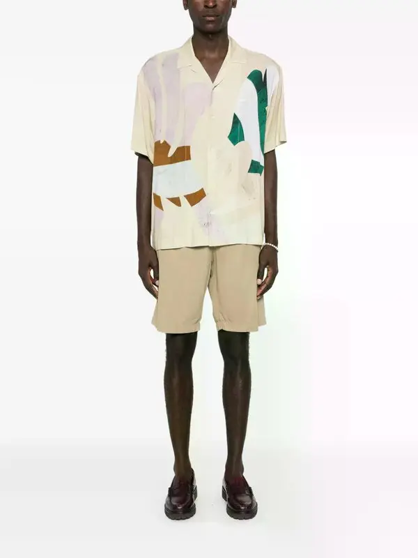 MYTHS Zeus Twill Chino Shorts - Neutrals