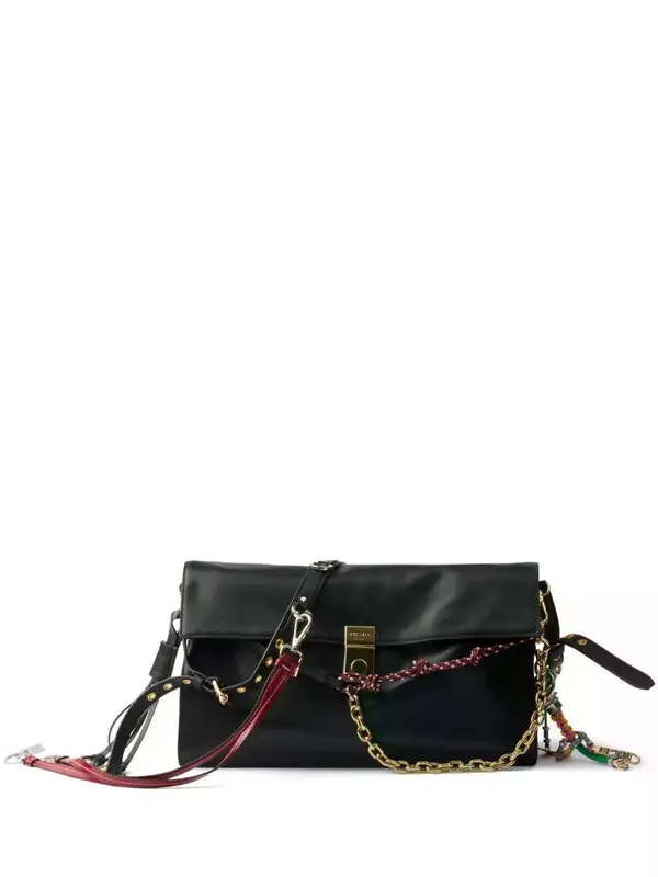 Prada Soft Sound Shoulder Bag - Black