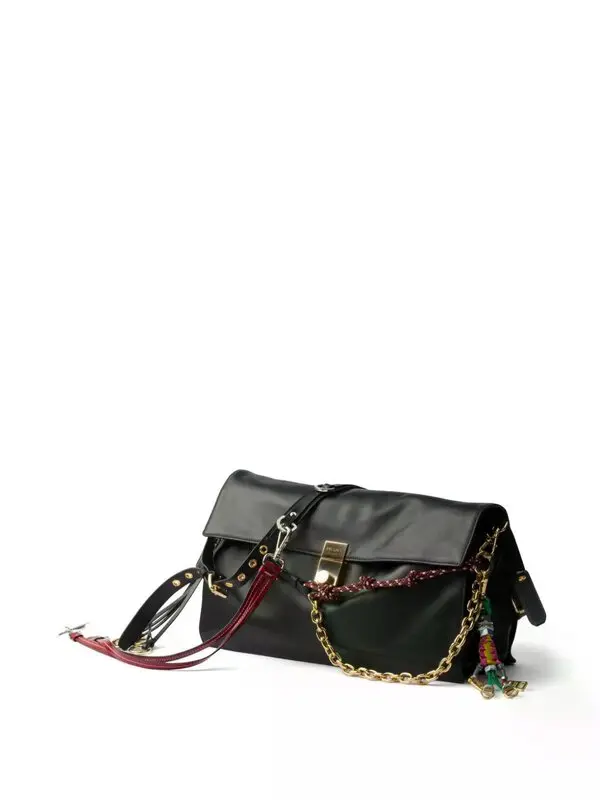 Prada Soft Sound Shoulder Bag - Black