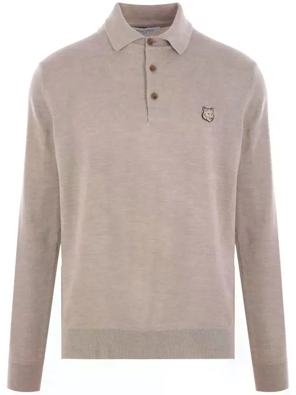 Maison Kitsuné Bold Fox Head Polo Shirt