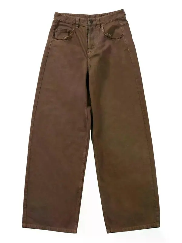 UMA WANG Frayed-edge Jeans