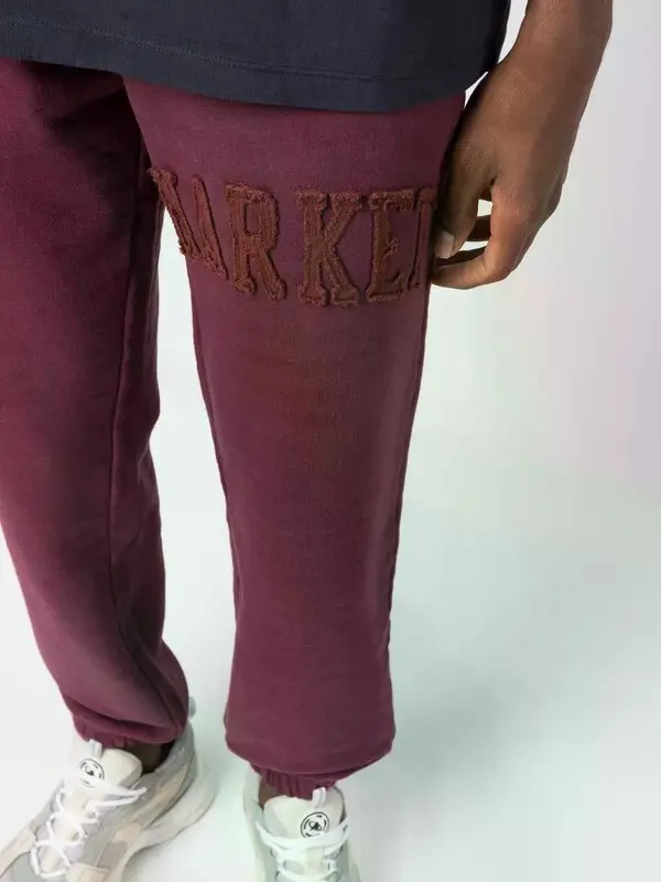MARKET Logo-appliqué Track Pants - Red