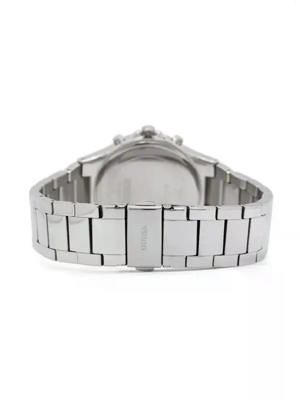Guess Stainless Steel Crystal-encrusted Chronograph Watch