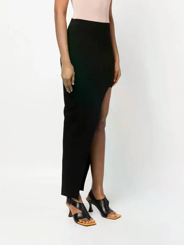 Rick Owens Theresa Mid-length Skirt With Front Slit
