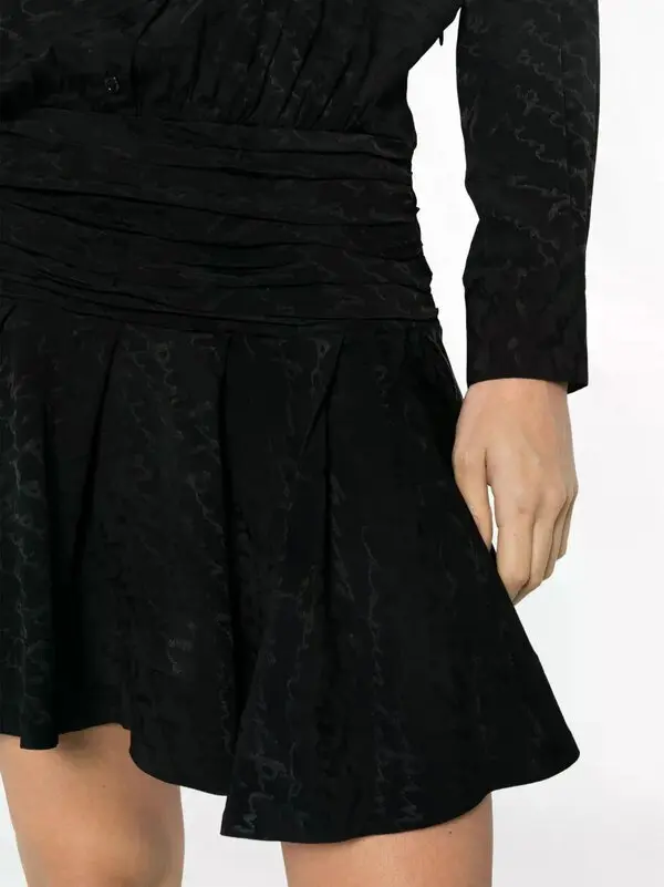 Pinko Arzach Logo-jacquard Shirtdress - Black