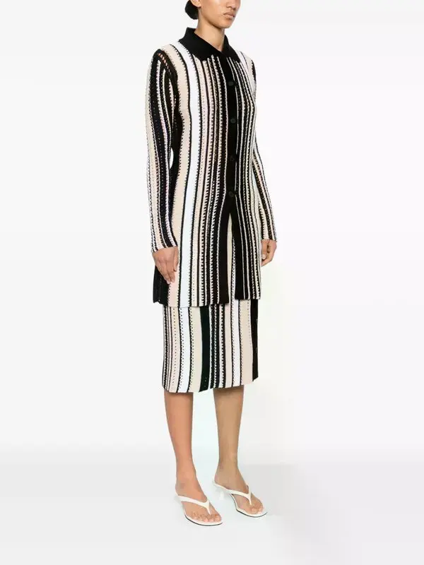 Missoni Striped Knitted Coat
