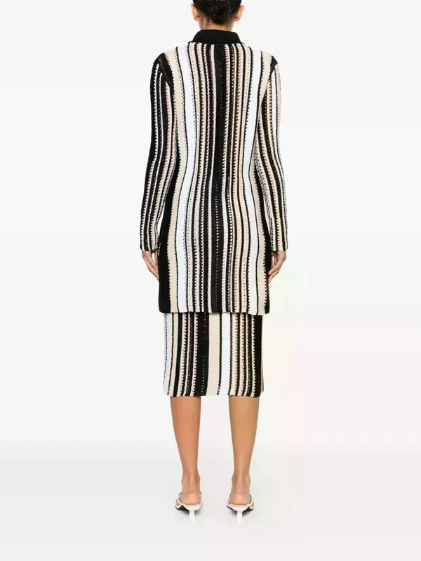 Missoni Striped Knitted Coat