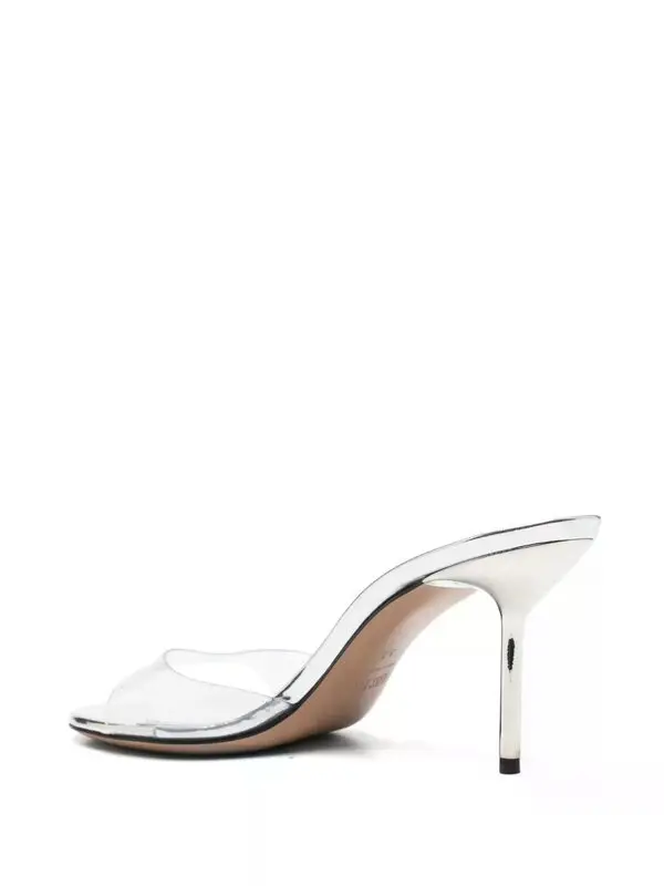 Paris Texas Lidia Metallic-effect Sandals - Silver