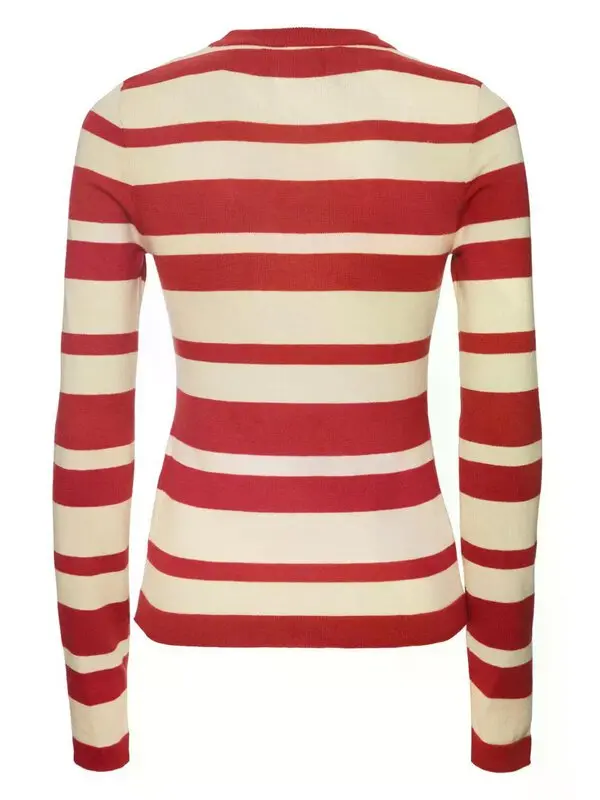 La DoubleJ Striped Cotton-blend Jumper