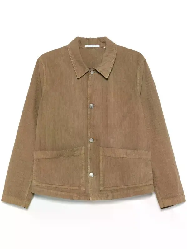 SUNFLOWER Striped Corduroy Jacket - Brown