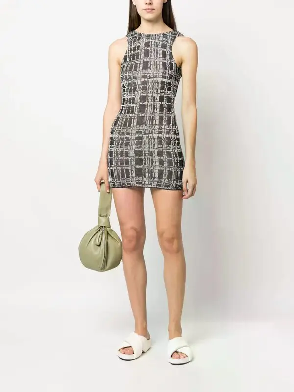 VITELLI Sleeveless Knitted Minidress