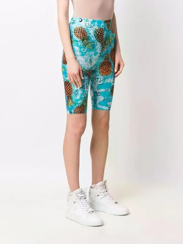 Philipp Plein Pineapple Print Shorts