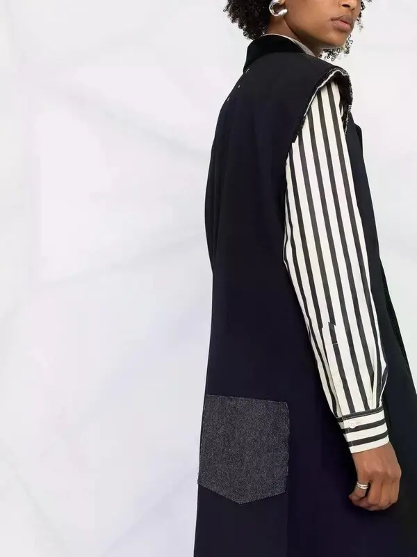 MAISON MARGIELA Sleeveless Raw-cut Coat