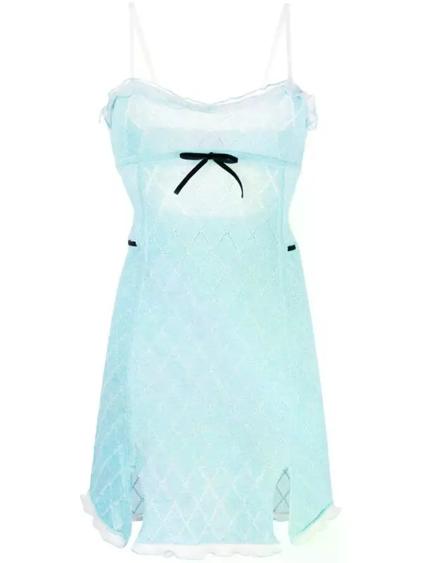 CORMIO Sheer-coverage Knitted Dress