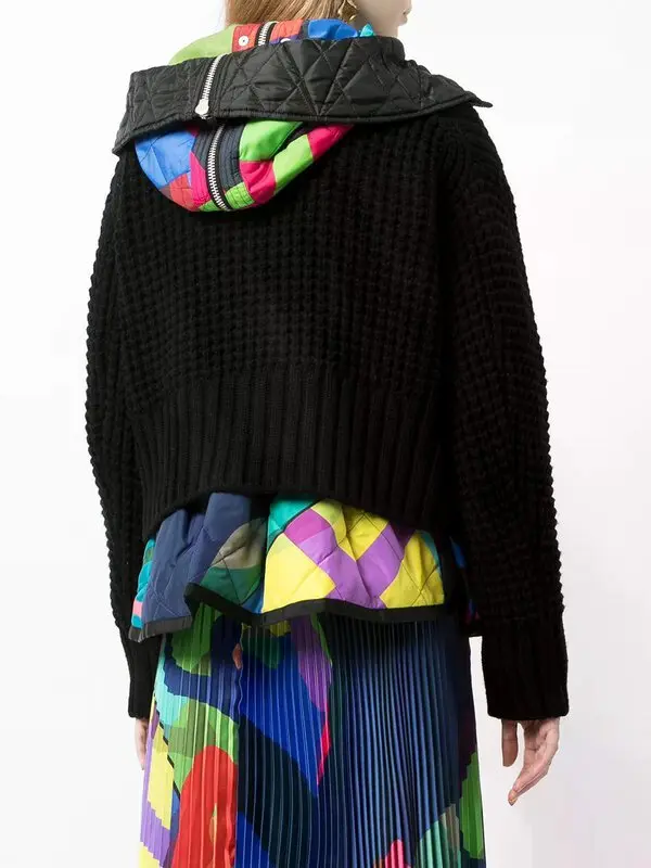 Sacai X Kaws Deconstructed Layered Blouson