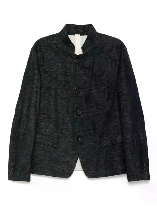 FORME D'EXPRESSION Stand-up Collar Jacket - Blue
