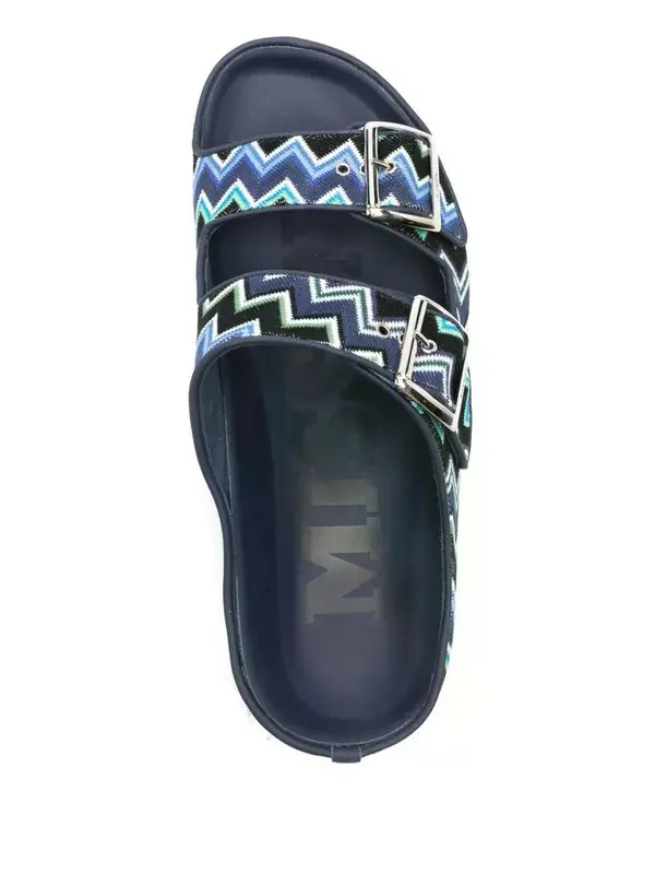 Missoni Zigzag Platform Sandals