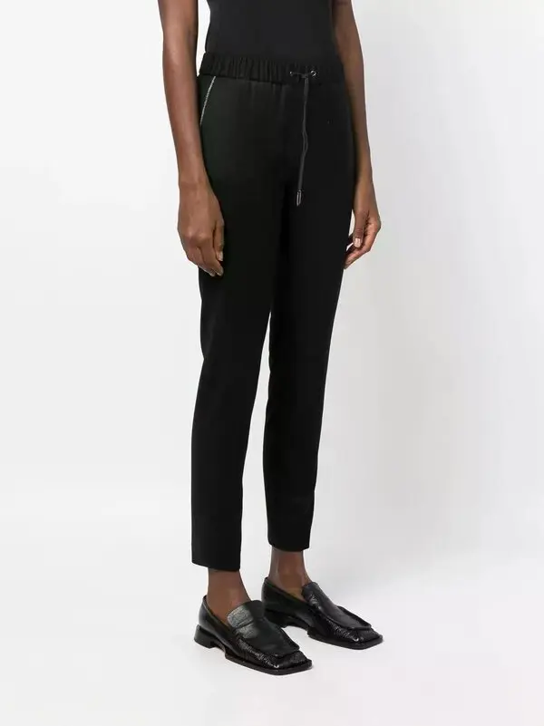 Fabiana Filippi Virgin Wool Bead-detail Drawstring Trousers