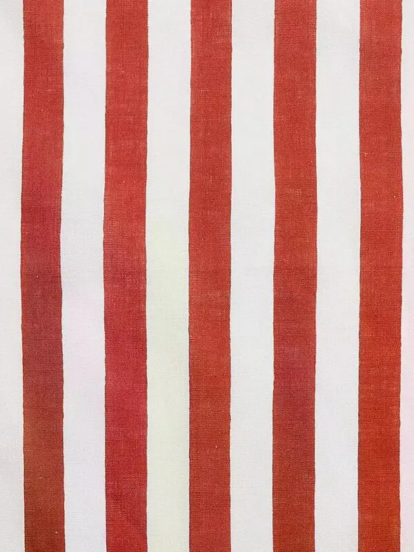 La DoubleJ Colour-block Striped Napkins - Red