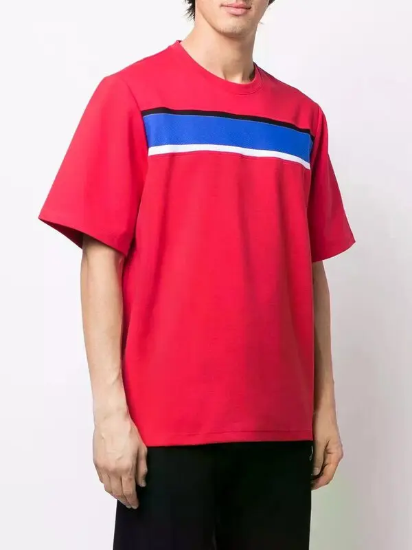 JUST DON Striped Band Short-sleeve T-shirt