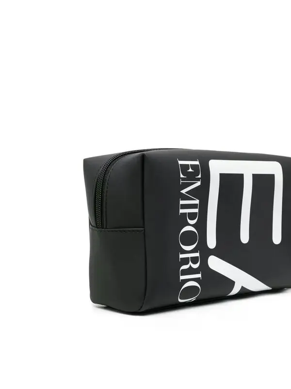 EA7 Logo-print Wash Bag