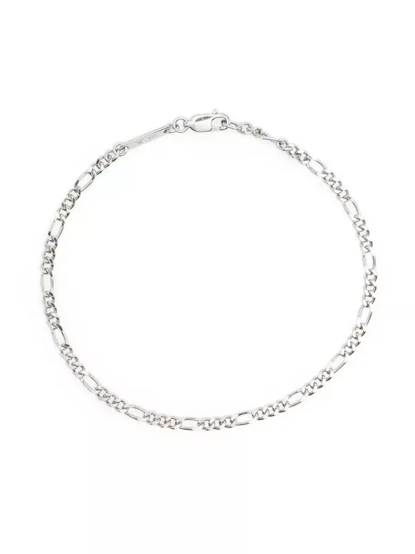 Tom Wood Sterling Figaro Link Bracelet - Silver
