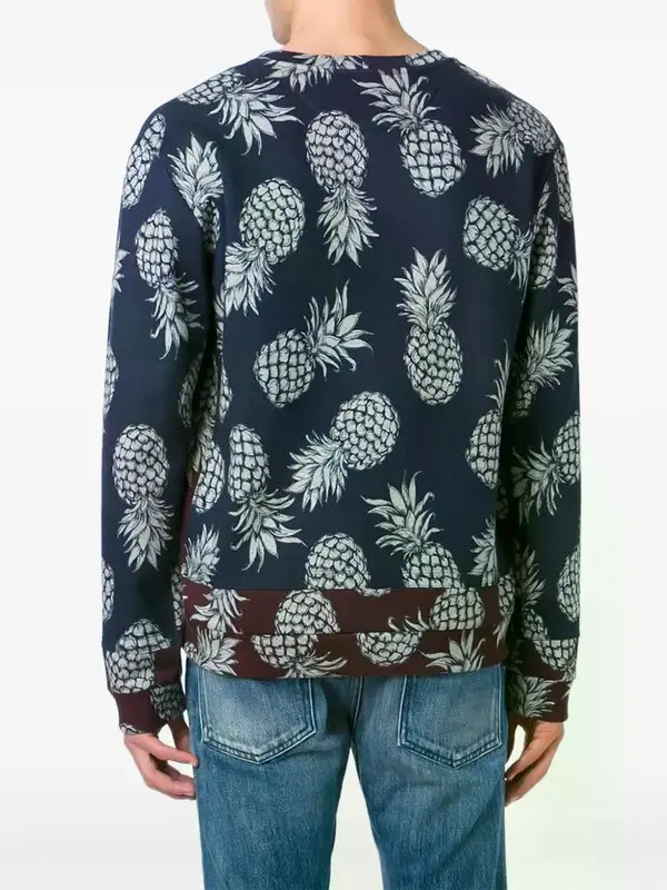 Valentino Garavani Printed Crew Neck Sweatshirt