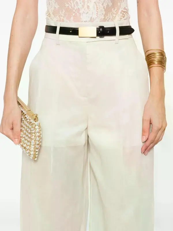 Alberta Ferretti Cotton Trousers
