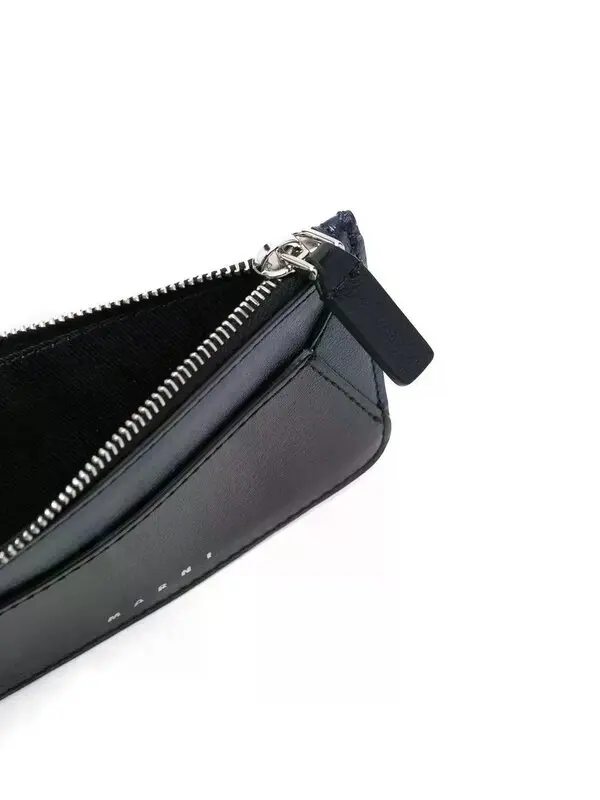 Marni Logo-print Leather Card Holder